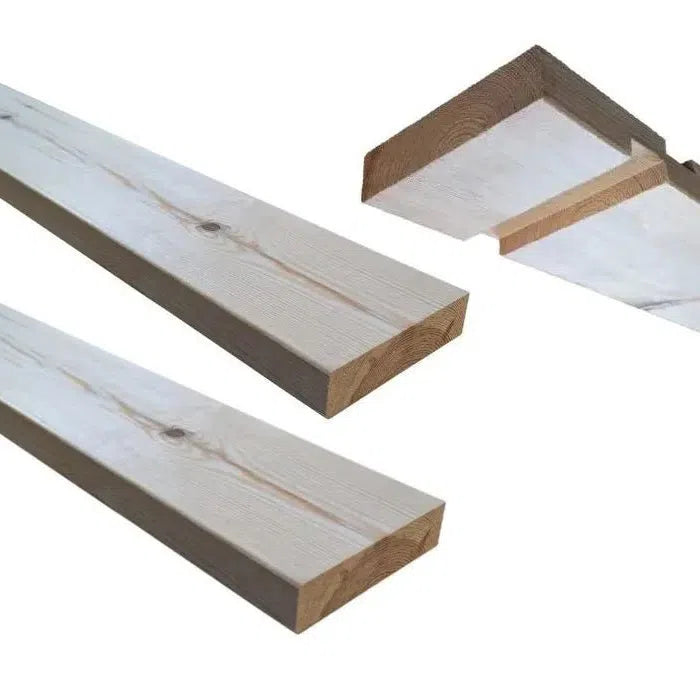 32 x 138 mm Softwood Door Lining Set inc. Stops to suit 2'6/2'9