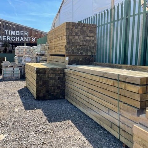 4x4 Timber Fence Posts | Bristol Based | Decking Delivery