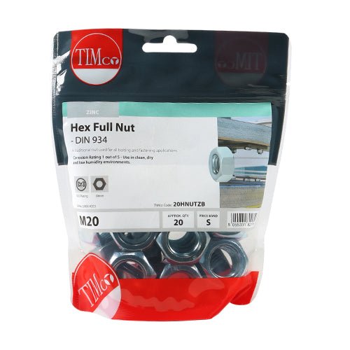 Hex Full Nut | Bristol Based | Decking Delivery