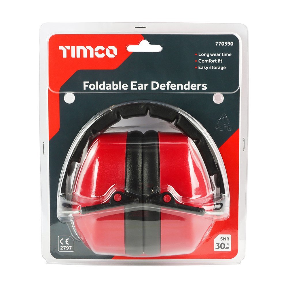 TIMCO Foldable Ear Defenders | Bristol | Decking Delivery