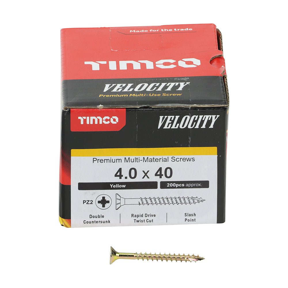Velocity Premium Multi-Use Screws | Bristol Based | Decking Delivery